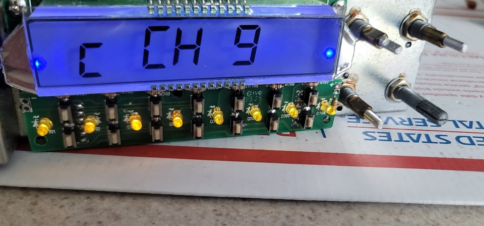 FRONT PANEL W/ DISPLAY CONTROLS SWITCHES FOR RANGER RCI 2950 2970 | eBay