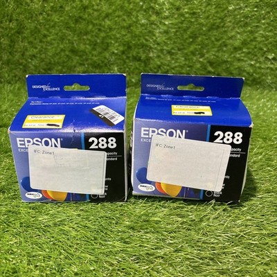 Lot Of2 Epson 288 Ink Cartridge Standard Capacity Cyan Magenta Yellow ...