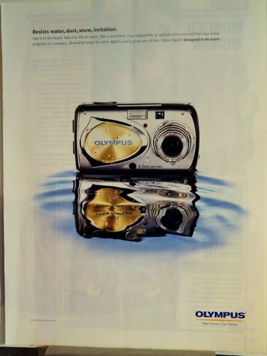 OLYMPUS STYLUS DIGITAL CAMERA ORIGINAL VTG 2003 AD, | eBay