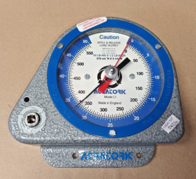 ACRATORK Model L1 Torque Meter 1/4" Square Drive Max Torque 50lb.ins ...