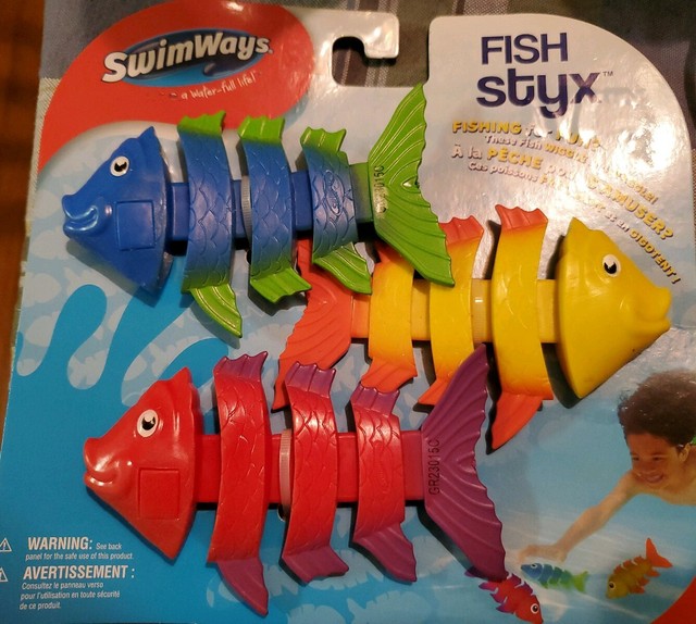 SwimWays 3 Fish Styx Sinking Pool Dive Swim Water Bath Toys for sale ...