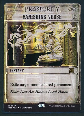Vanishing Verse Showcase Foil Magic MTG 2024 Outlaws of Thunder ...