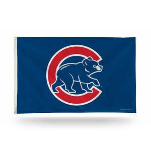 3x5 outdoor Flag - MLB Baseball - Chicago Cubs - walking bear blue | eBay