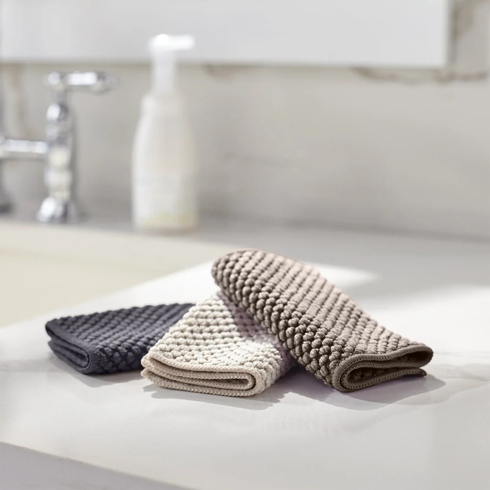 Norwex Counter Cloths Set of 3 Slate Vanilla Mushroom - SHIP FROM US | eBay
