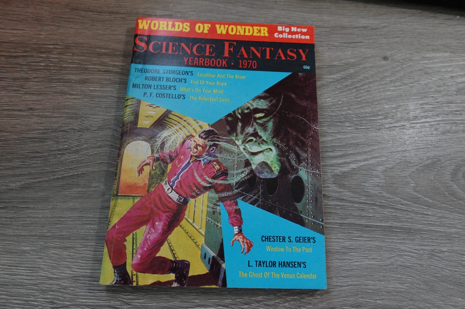 WORLDS OF WONDER SCIENCE FANTASY YEARBOOK 1970 SF/FANTASY PULP DIGEST ...