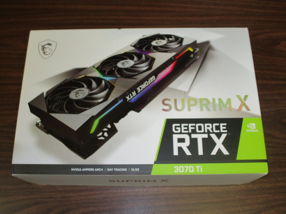 MSI Suprim X GeForce RTX 3070 TI 8GB GDDR6X NVIDIA Graphics Card Used ...