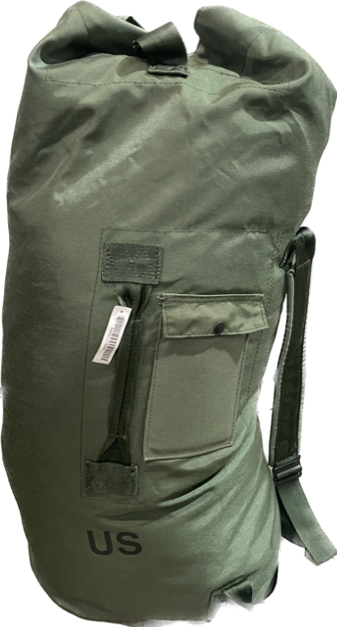 USGI Military Improved Duffel Travel Sea Bag FAIR Green 8465-01-604 ...