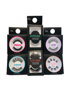 Primark Eye Lashes Women's PS Beauty False Lashes With Glue Novelty ...