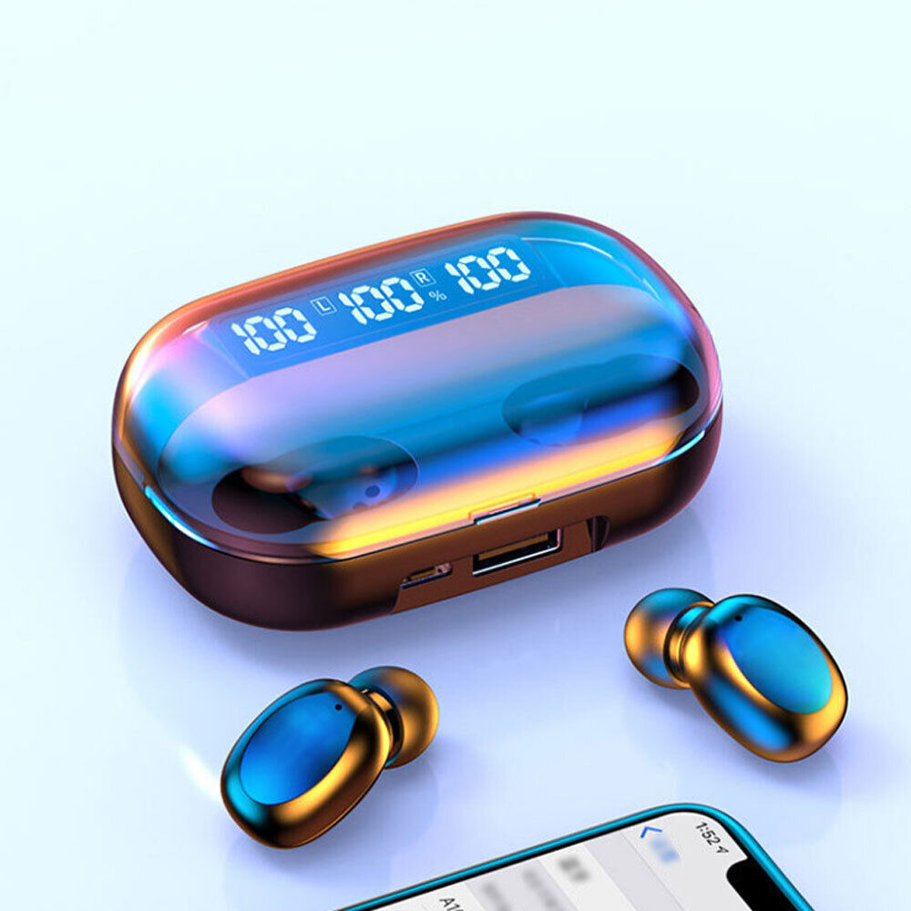 TWS Pro Wireless Bluetooth 5.2 Earphones LED Air Ear pods Buds for IOS ...