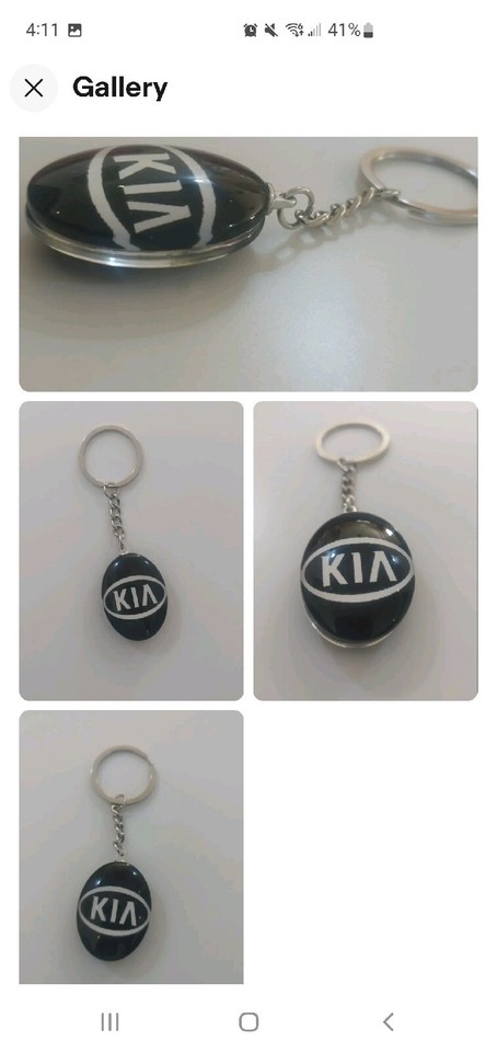 Medal keys For cars Kia Motors shape Keychain Men Women Key Chain Logo ...