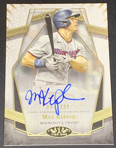 2022 Topps Tier One Max Kepler Prime Performers Autograph #/299 ...