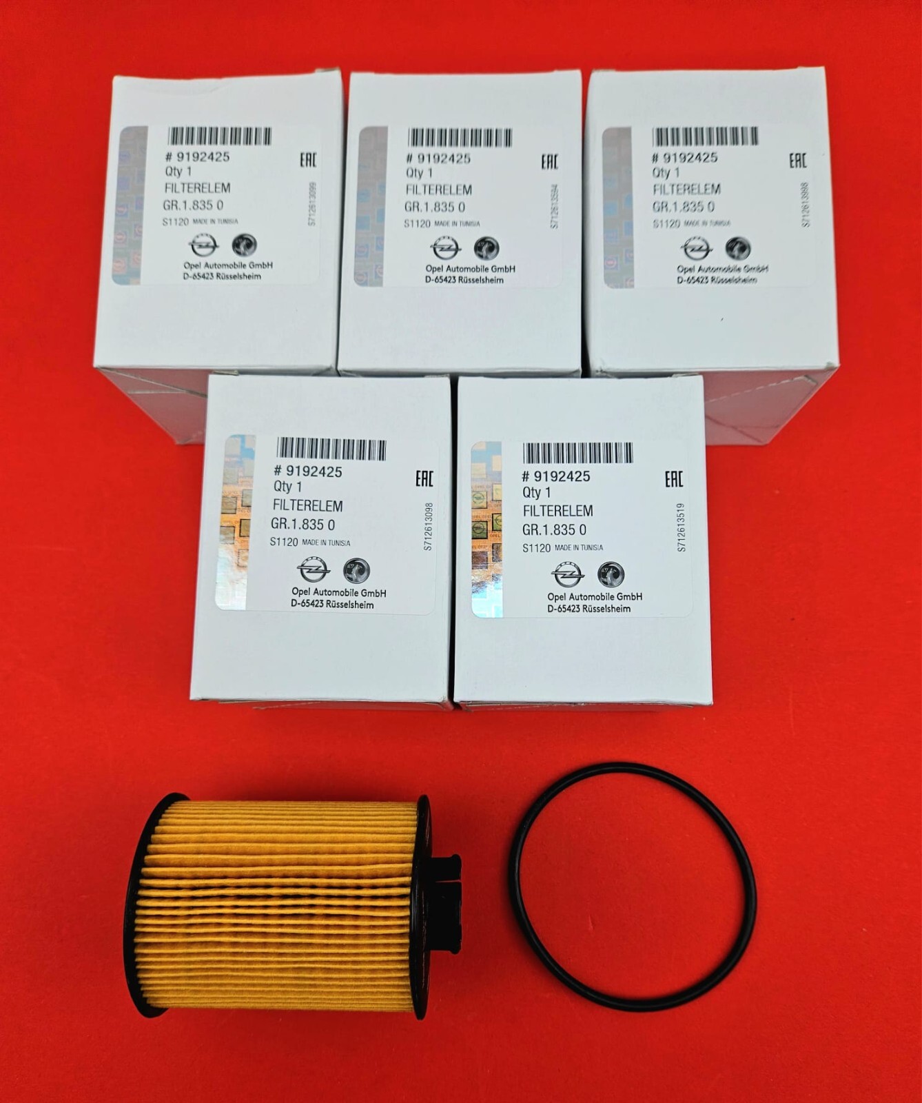 5x Original Vauxhall Oil Astra, Agila, Meriva Corsa - 1.0i 1.2i 1.4i ...