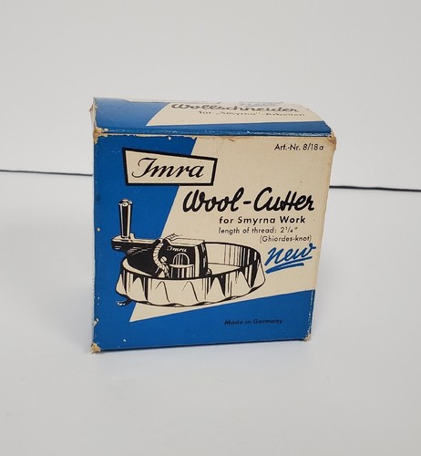 Vintage IMRA Wollschneider Wool Cutter Smyrna Work Germany 2.5- 2.75 ...