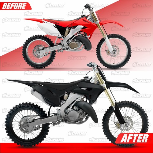 Honda 2000-2001 CR125R CR250R | New Polisport CR Restyle Plastic kit ...
