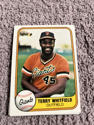 1981 Fleer #437 Terry Whitfield San Francisco Giants | eBay