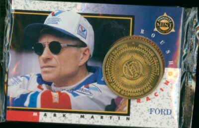 1997-98 Pinnacle Mint Mark Martin Promo Card in Unopened Pack w/ Coin ...