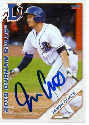 Jason Coats 2019 Durham Bulls Autographed Signed Card | eBay
