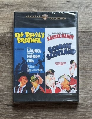 The Devil's Brother / Bonnie Scotland (DVD) Laurel & Hardy Double Feature SEALED 888574678210| eBay