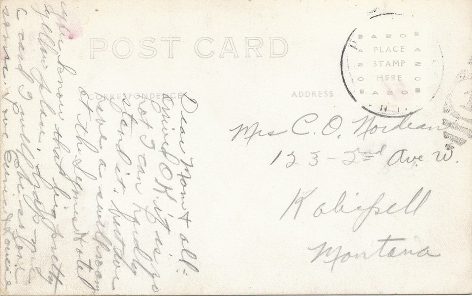 Hot Springs MT * Gov’t. Bath House RPPC ca. 1920s Sanders Co. Symes ...