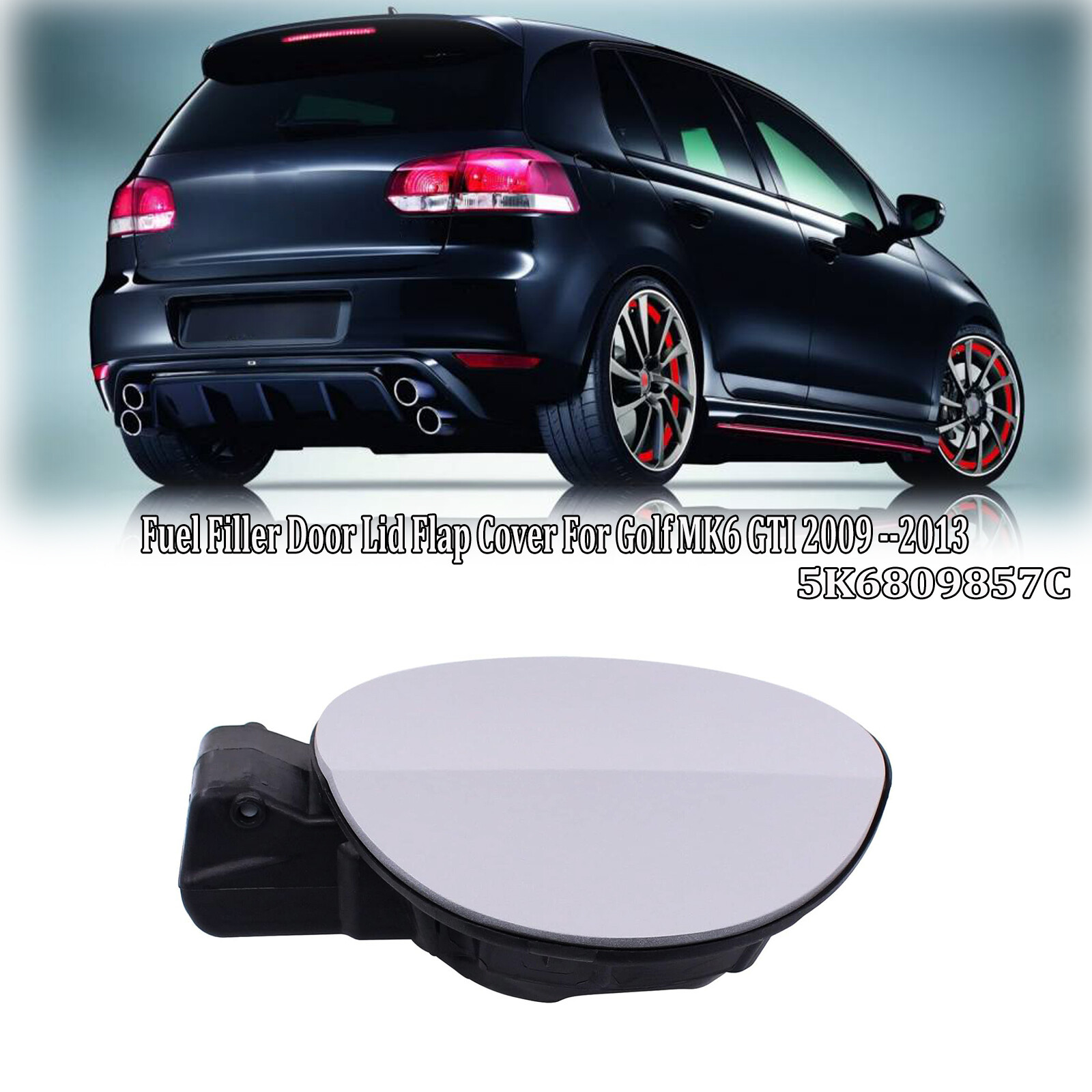 For VW Golf MK6 GTI 2009-2013 Fuel Gas Tank Filler Door Lid Flap Cover ...