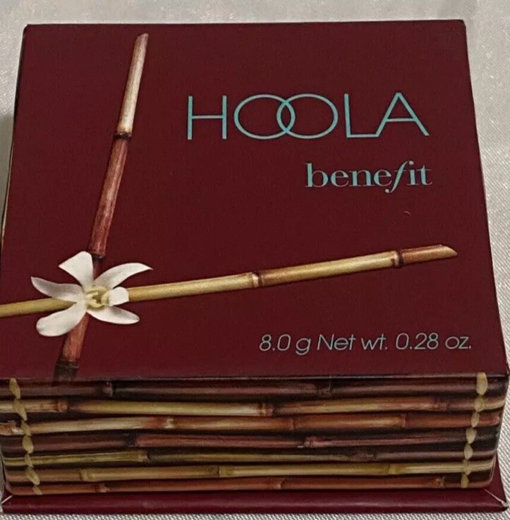 BENEFIT HOOLA MATTE BRONZING POWDER With BRUSH Full Size .28oz / 8g NEW ...