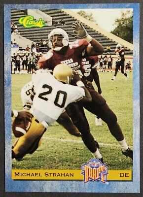 1993 Classic #58 Michael Strahan Rookie Card RC New York Giants HOF | eBay