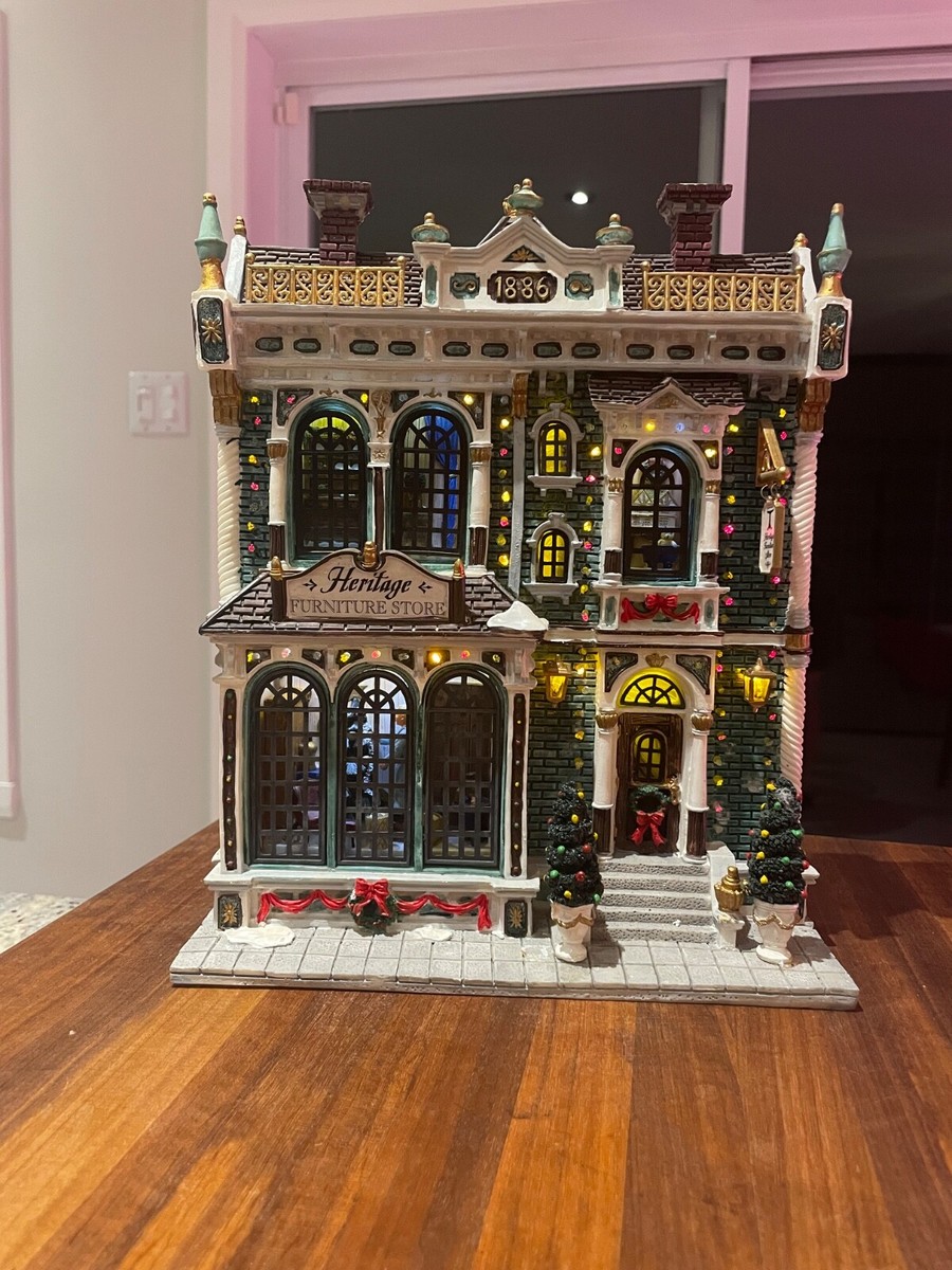 Clock Shop Lemax Facades Lemax Christmas Village At Garden Center