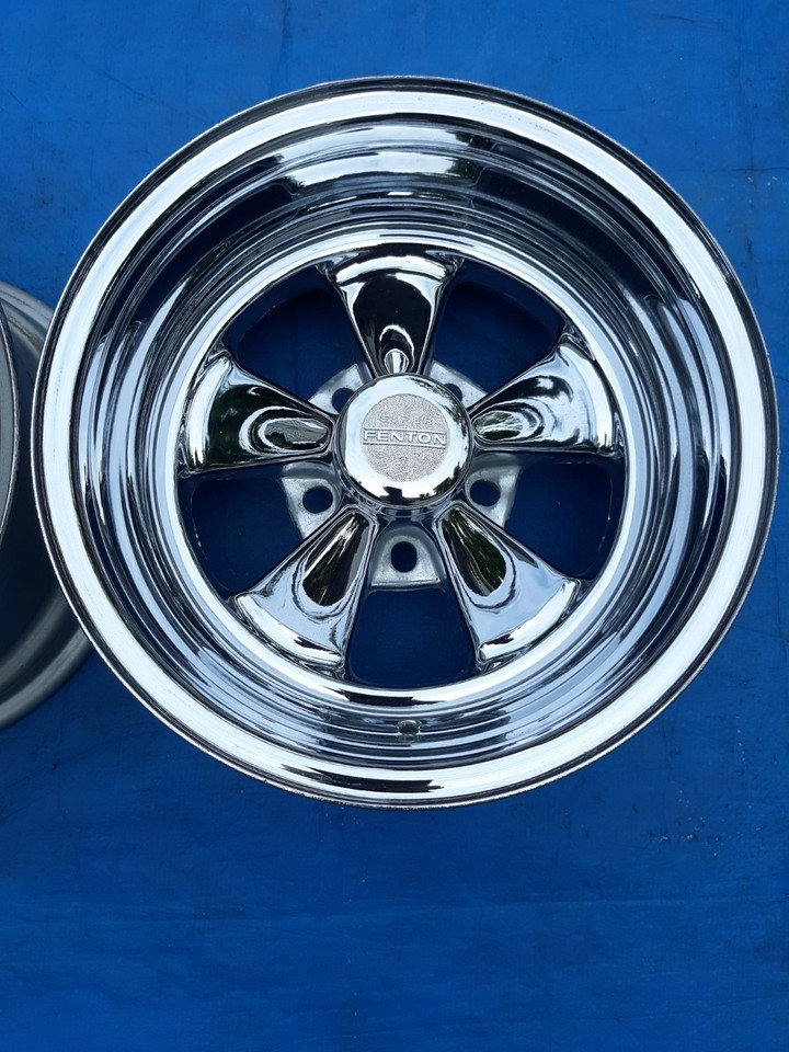 Cragar SS style Wheels- Fenton Super Shark 14x8 Deep Dish Uni-lug Pair ...