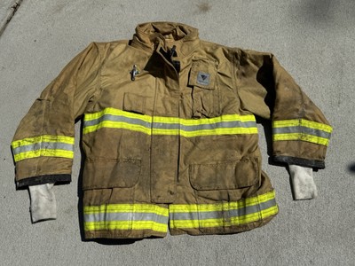VERIDIAN Firefighter Turnout Bunker JACKET Mens 50x36 XL GEAR COAT TOW ...
