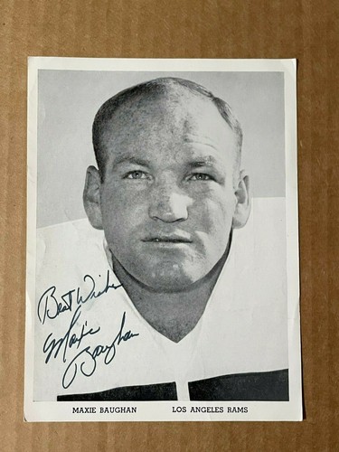 Maxie Baughan Los Angeles Rams Photo Autographed | eBay