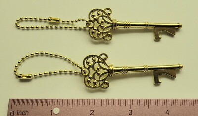 Gold Key Keychain Pair | eBay