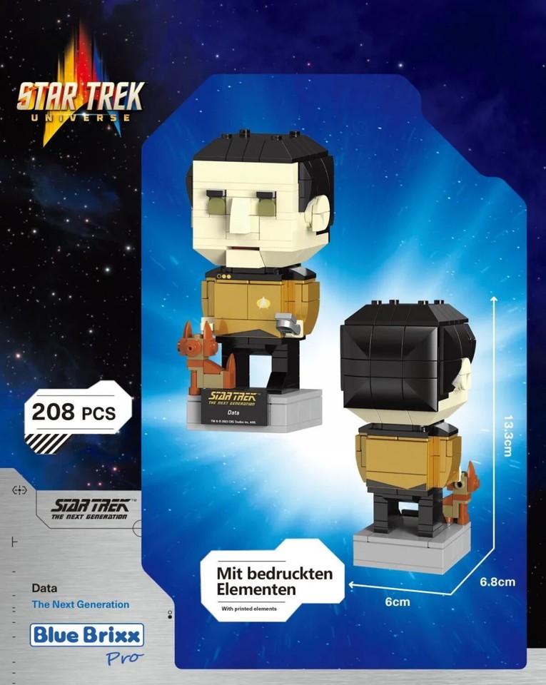 BlueBrixx Pro - Star Trek Data, 105702, Blue Brixx | eBay