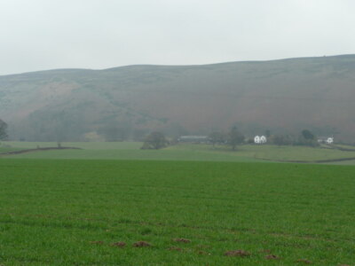 Photo 6x4 Myndtown and The Long Mynd Eaton/SO3789 A steep wall towering ...