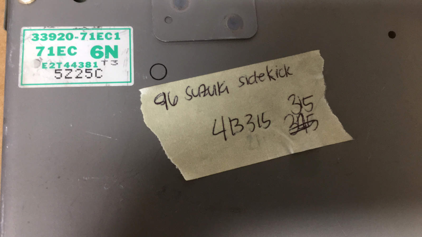 33920-71EC1 Suzuki Sidekick ecm ecu computer 1996 | eBay