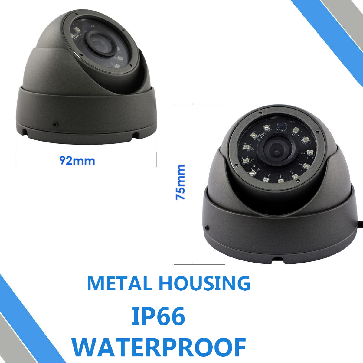 DOME CCTV CAMERA 5MP 4MP 2.4MPTVI AHD FULL HD 1080P OUTDOOR 20M NIGHT ...