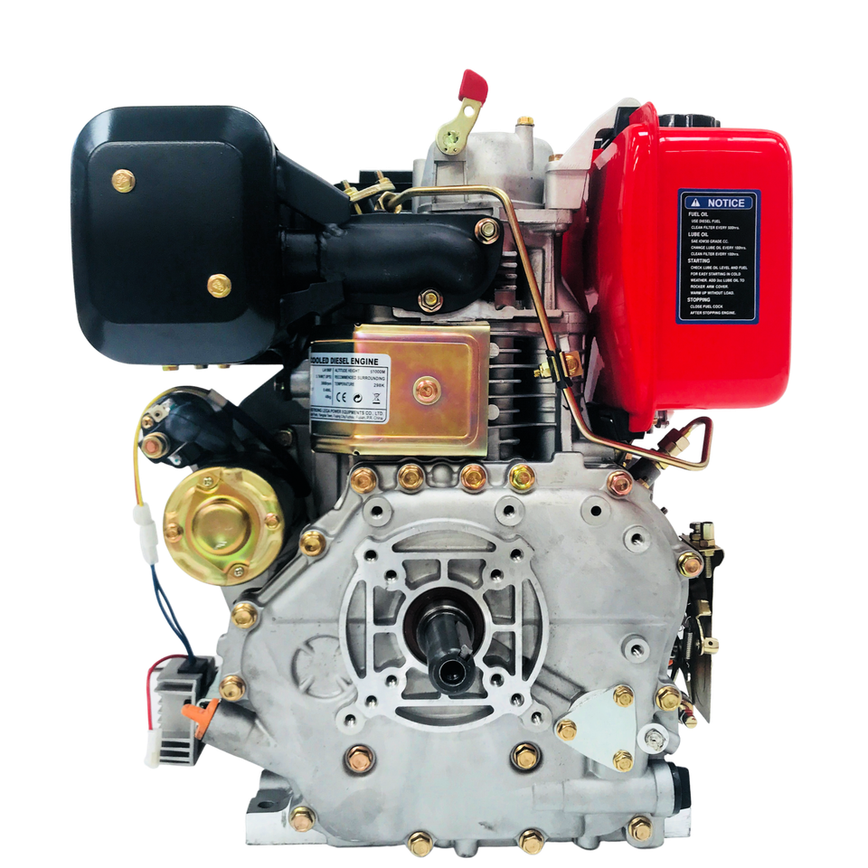 L100 REPLACEMENT ENGINE DIESEL 10HP YANMAR L100AE 1" SHAFT ELECTRIC ...