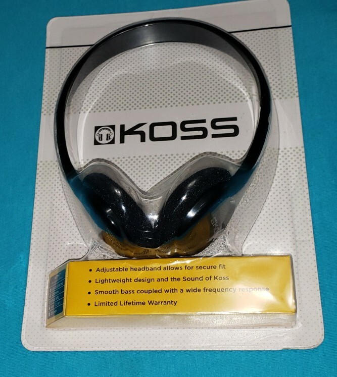 2 Koss KPH7 Lightweight Portable Headphone, Black NEW SEALED ***FREE ...
