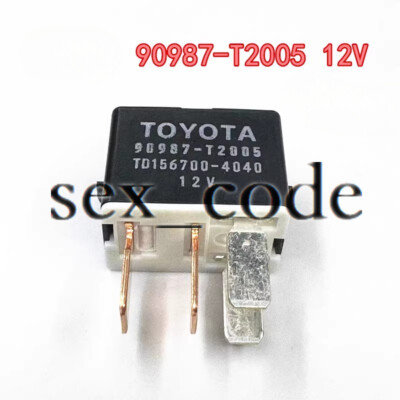 2Pcs New 90987-T2005 4-foot TOYOA Relay156700-3220#TT | eBay