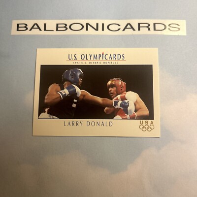 1992 Impel U.S. Olympicards - #24 Larry Donald Boxing NM+ Free Shipping ...