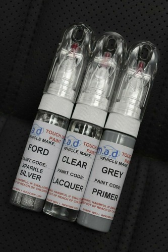 FORD SPARKLE SILVER WHEEL PAINT TOUCH UP PEN CURB SCRATCH ALLOY WHEEL ...