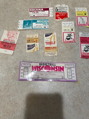 Wisconsin Badger Basketball tickets-10 | eBay