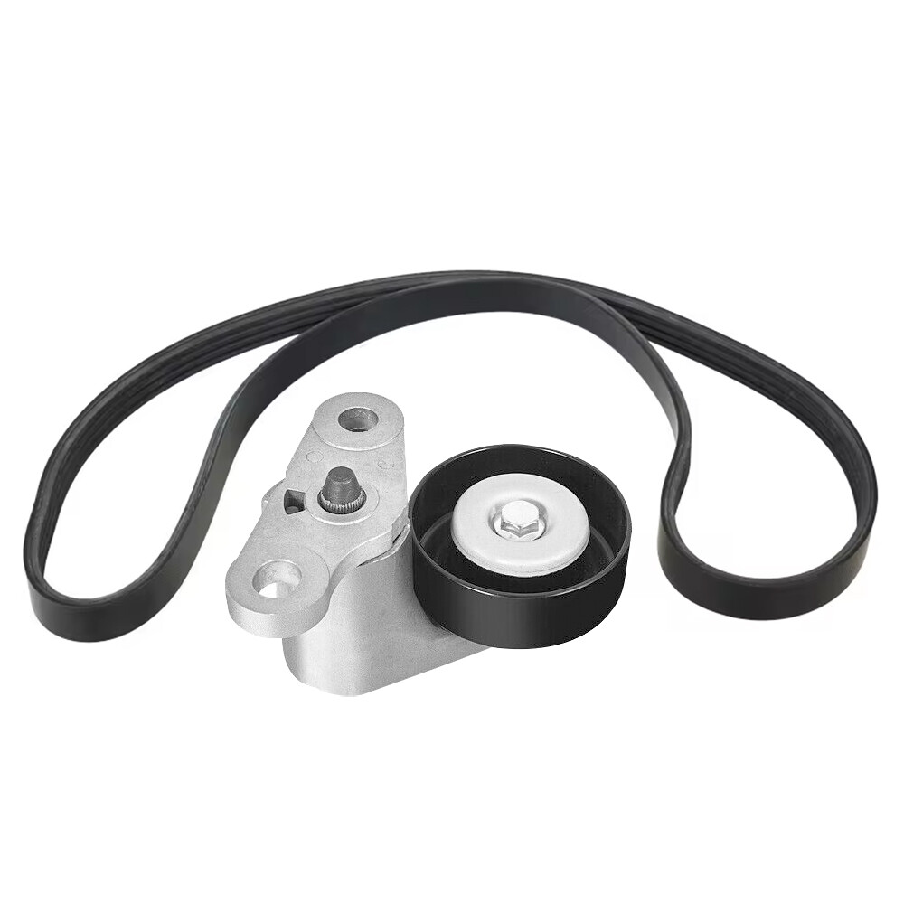 Serpentine Drive Belt Tensioner Kit For Cadillac Chevy Silverado GMC ...