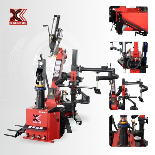 XK 806S Auto Tire Machine 2.0HP 14”-28” Rim Clamp Wheel Changer Repair ...