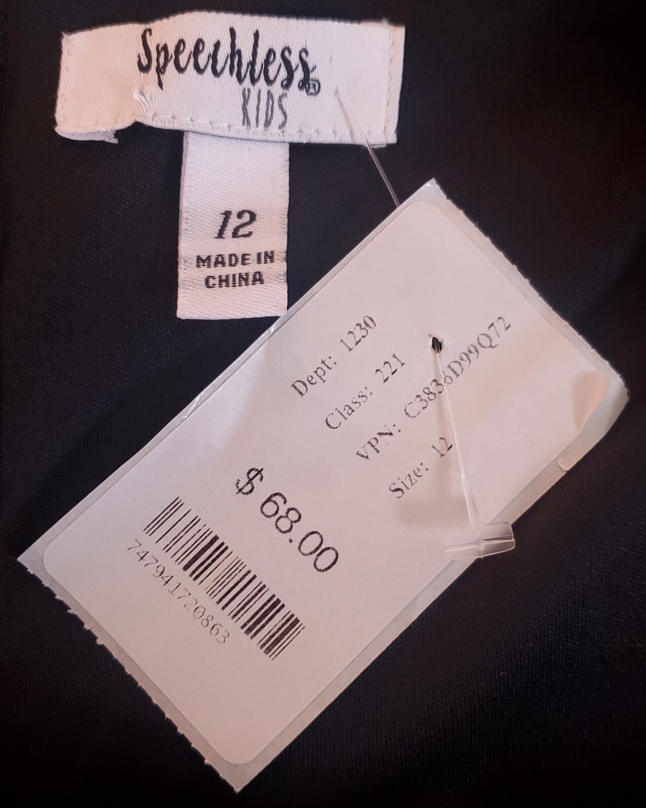 SPEECHLESS KIDS Dress Girl's SZ 12 Floral Bubble Hem NWT Pink/Red/Green ...