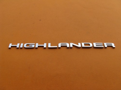 20 21 22 23 TOYOTA HIGHLANDER REAR LID EMBLEM LOGO BADGE SIGN SYMBOL ...