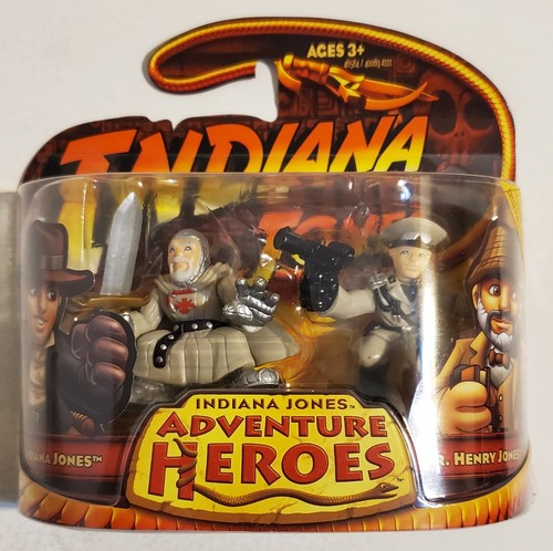 Indiana Jones Adventure Heroes "Grail Knight & Col. Vogel" Figure Set ...