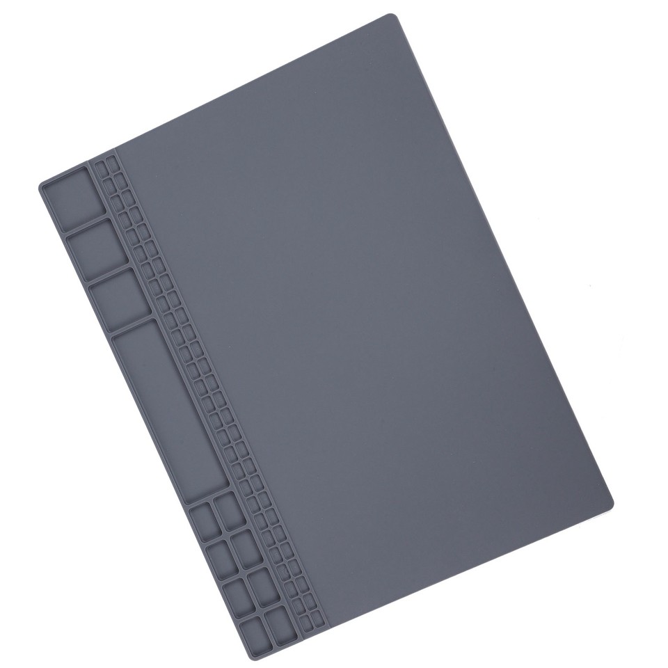 (Grey) Silicone Repair Mat Repair Mat Magnetic Silicone Heat Computer ...