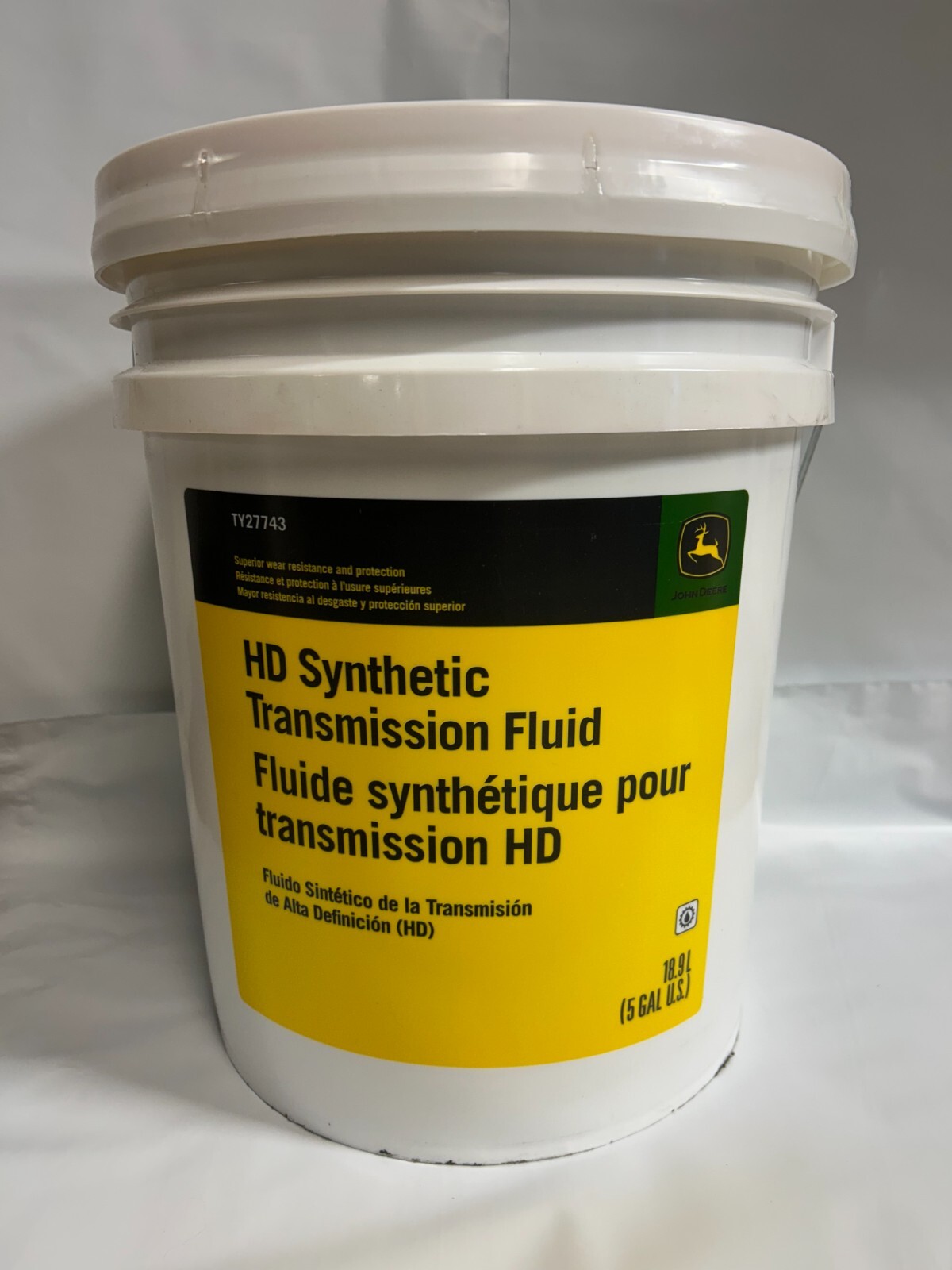5 Gallon Bucket- John Deere HD Synthetic Transmission Fluid #TY27743 | eBay