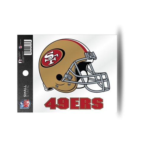 San Francisco 49ers Helmet Static Cling Sticker NEW!! Window or Car! | eBay