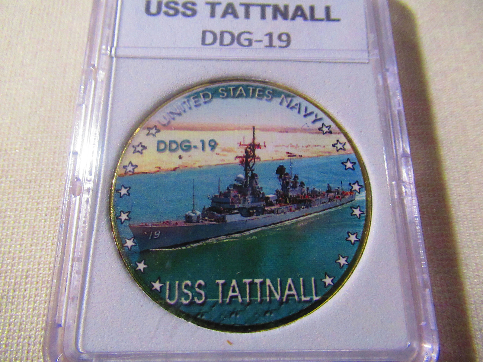 US NAVY - USS TATTNALL (DDG-19) Challenge Coin | eBay